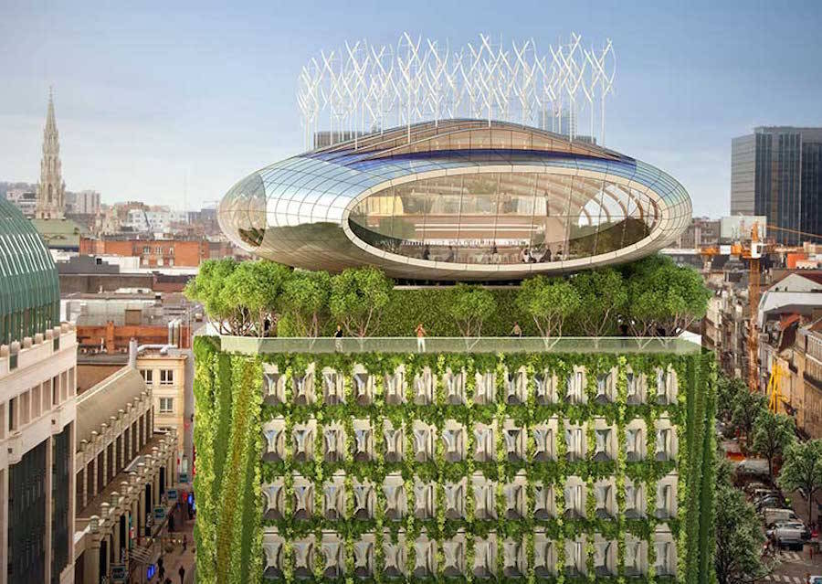 Vincent Callebaut : végétalisation à Bruxelles
